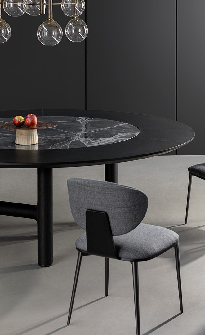 Cross leg dining table Pivot ST | Bonaldo