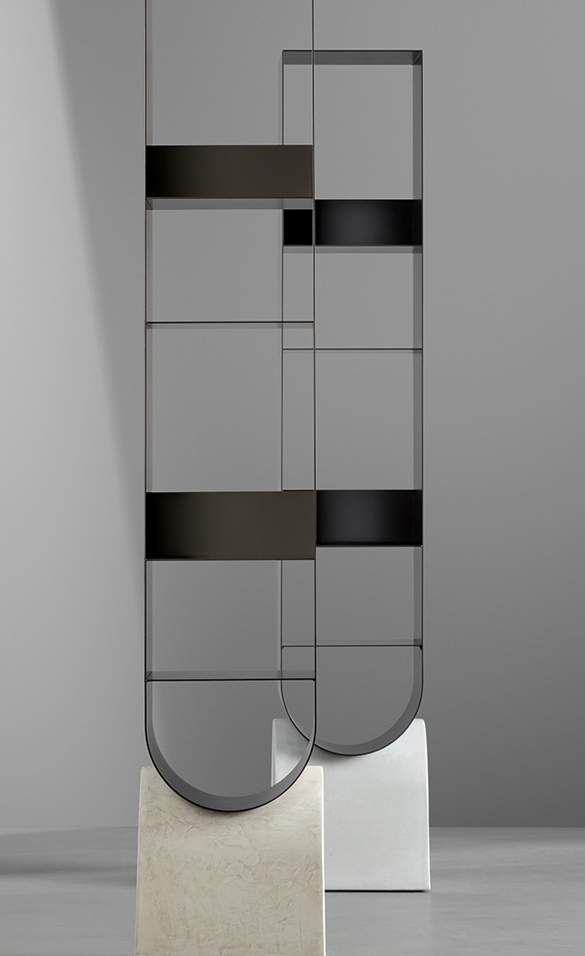 Metal bookcase: Vague bookshelf | Bonaldo