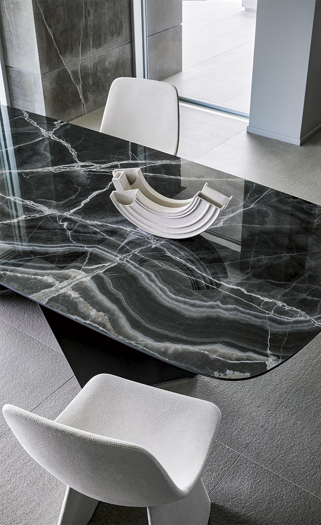 AX: rectangular extendable dining table | Bonaldo