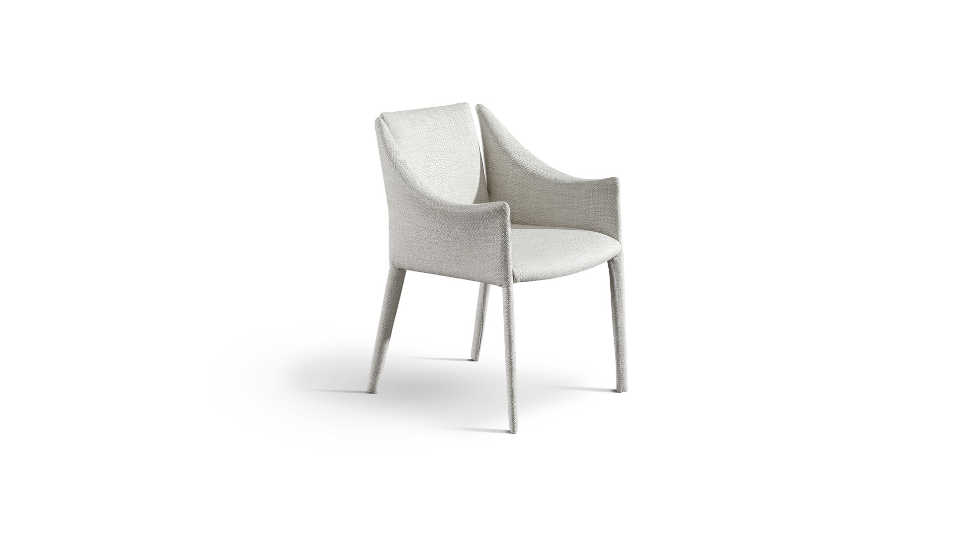 Vela: modern upholstered dining chair | Bonaldo