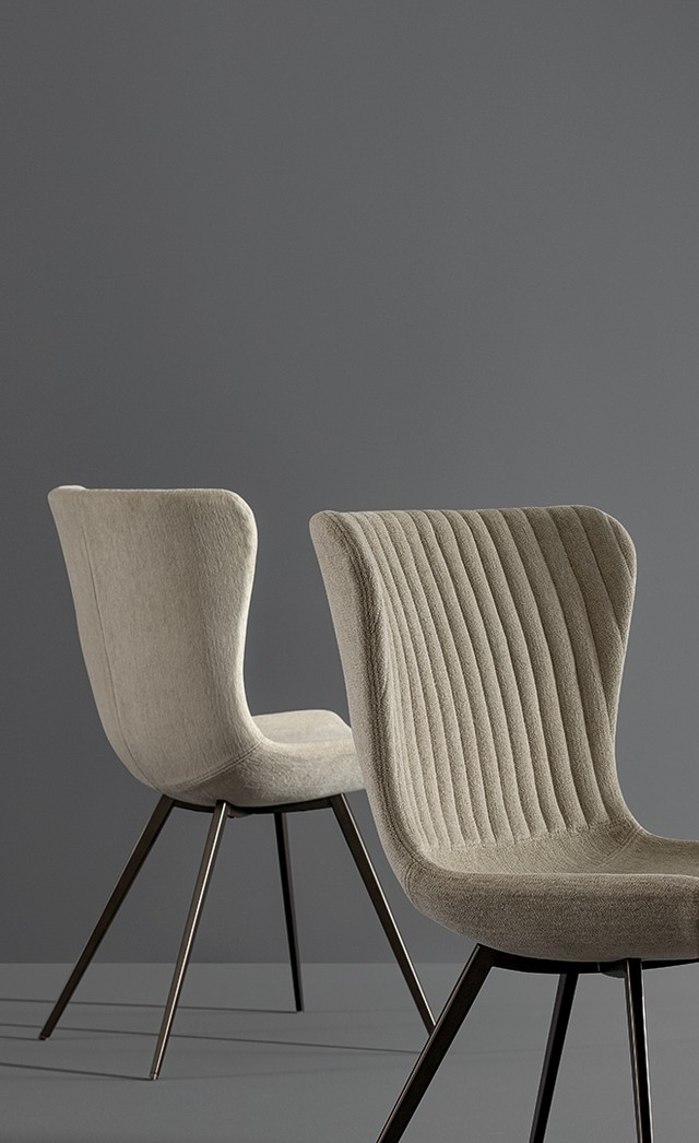 Colibrì chair : fabric dining room chair | Bonaldo